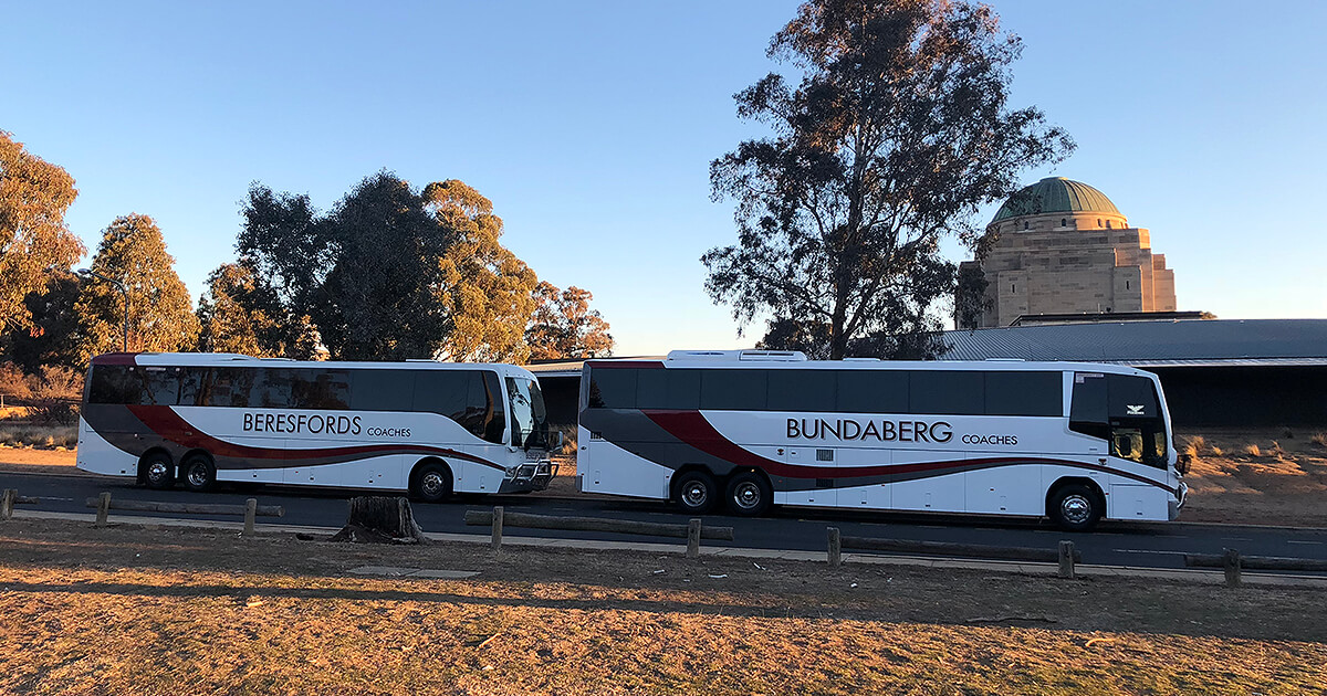 Our Modern Fleet of Buses | Bundaberg Coaches